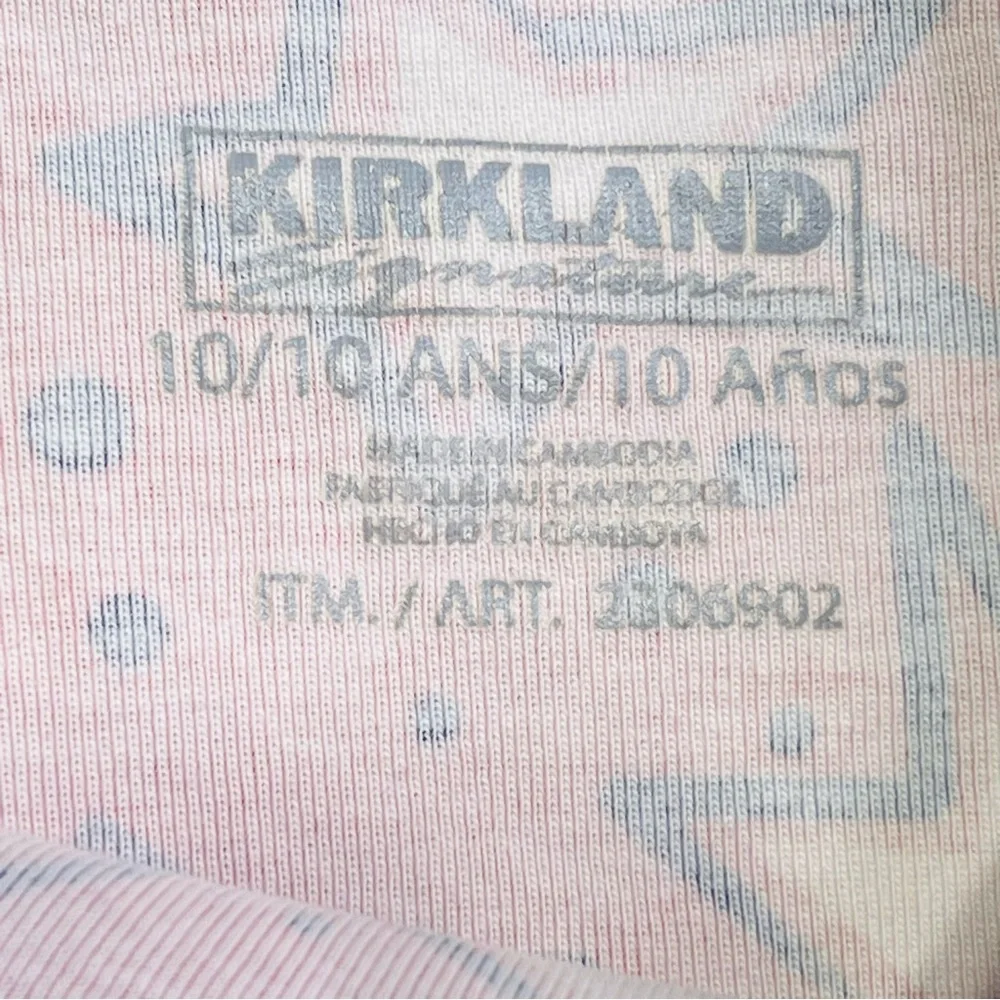 Kirkland Signature | Pajamas | Kirkland Signature Pink Star Pattern ...